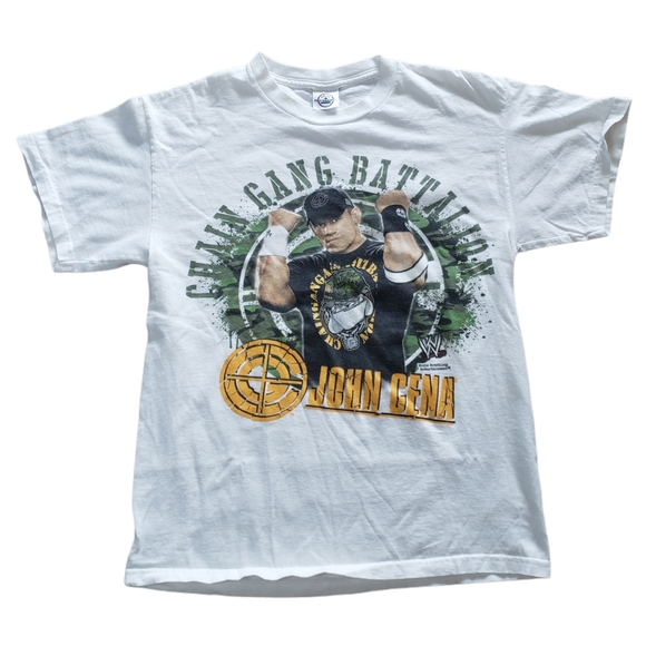 Delta | Shirts | Wwe John Cena Chain Gang Battalion Shirt Pro Wrestling ...